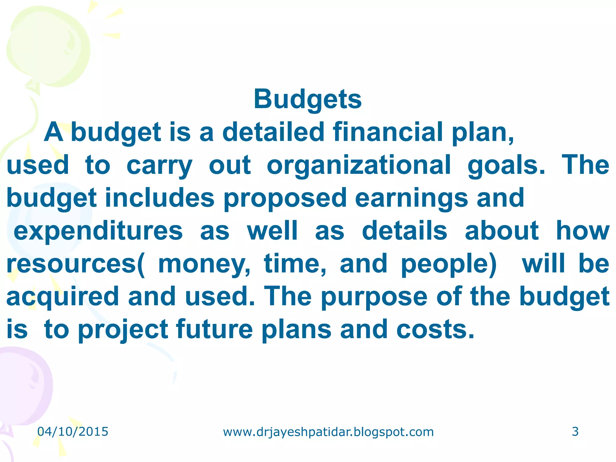 Budget | PDF