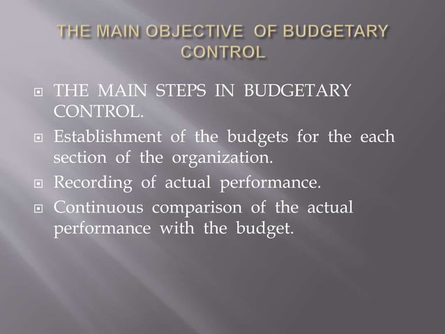 Budget - Meaning, Definition and Objectives | PPTX | Business ...