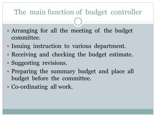 Budget - Meaning, Definition and Objectives | PPTX