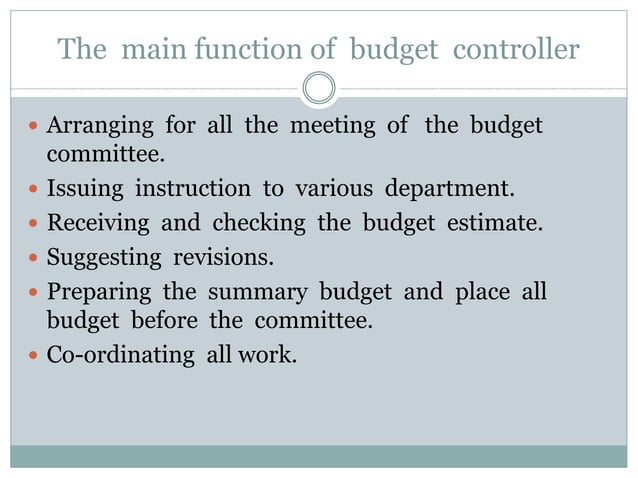 Budget - Meaning, Definition and Objectives | PPT Budget - Meaning, Definition and Objectives | PPT