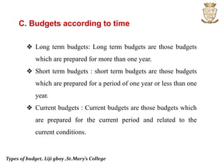 Commerce:Types of budget | PPTX