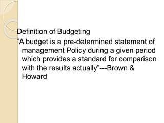 Budget | PPT