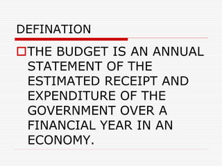 Budget | PPT