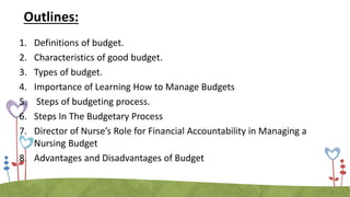 Budget | PPT
