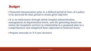 Budget- Its preparation and implementation | PPTX