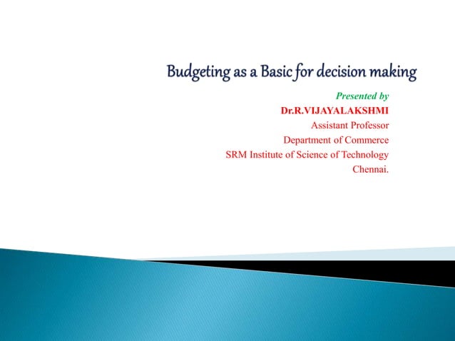 Budget Introduction | PPT