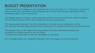 BUDGET.pptx | Business Accounting & Finance | Business