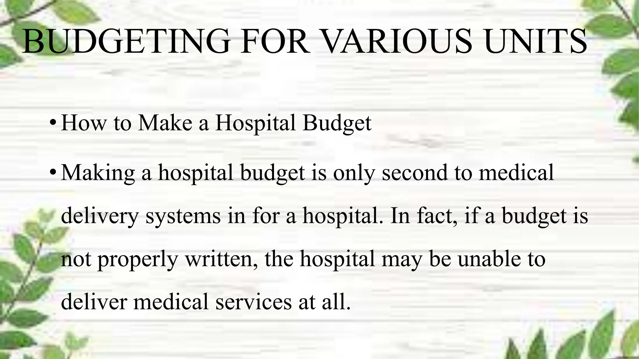 fiscal planning (Budgeting) | PPTX