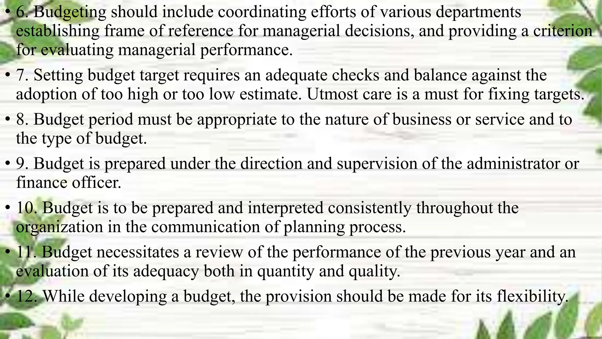 fiscal planning (Budgeting) | PPTX