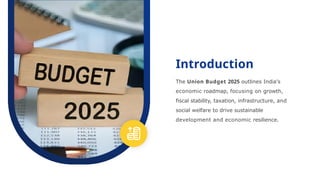 Union Budget presentation ppt for finance and economy | PPTX