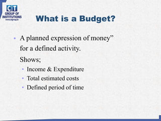 Budget- Budgetory Control.pptx