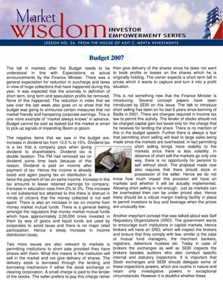 Budget 2017 | PDF | Stocks and Bonds | Personal Investing