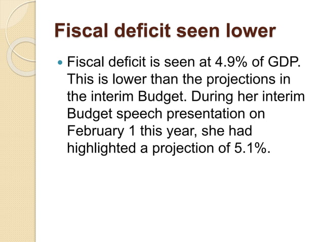 budget powerpoint presentation 2024-25.pptx | Business Accounting & Finance | Business