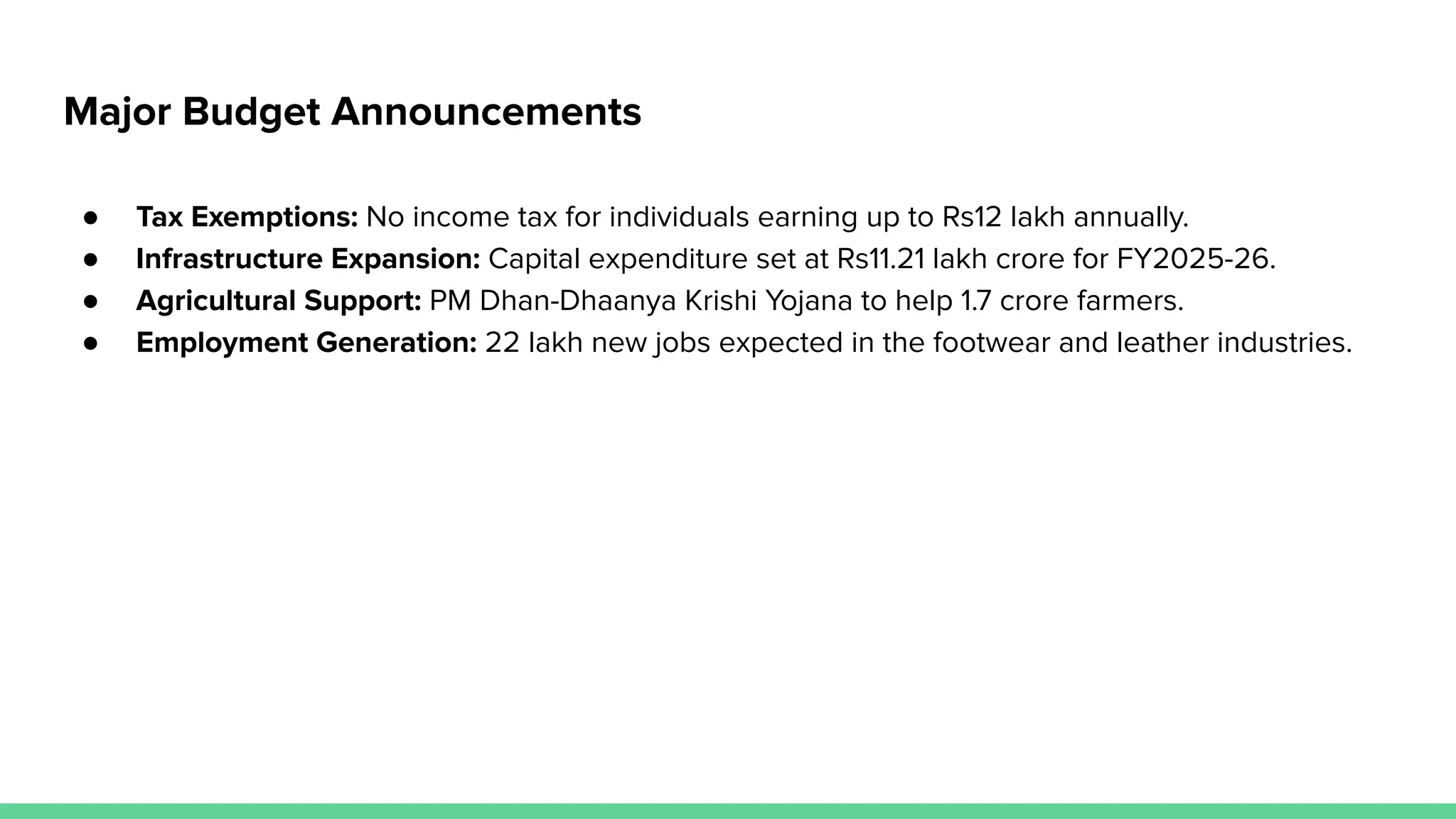 Budget 2025 and Its Economic Impact - An Overview | PDF