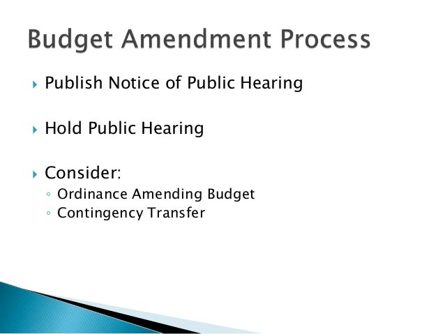Budget Amendment No. 5