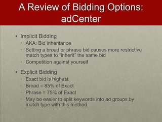 Budget and bidding for roas | PPT