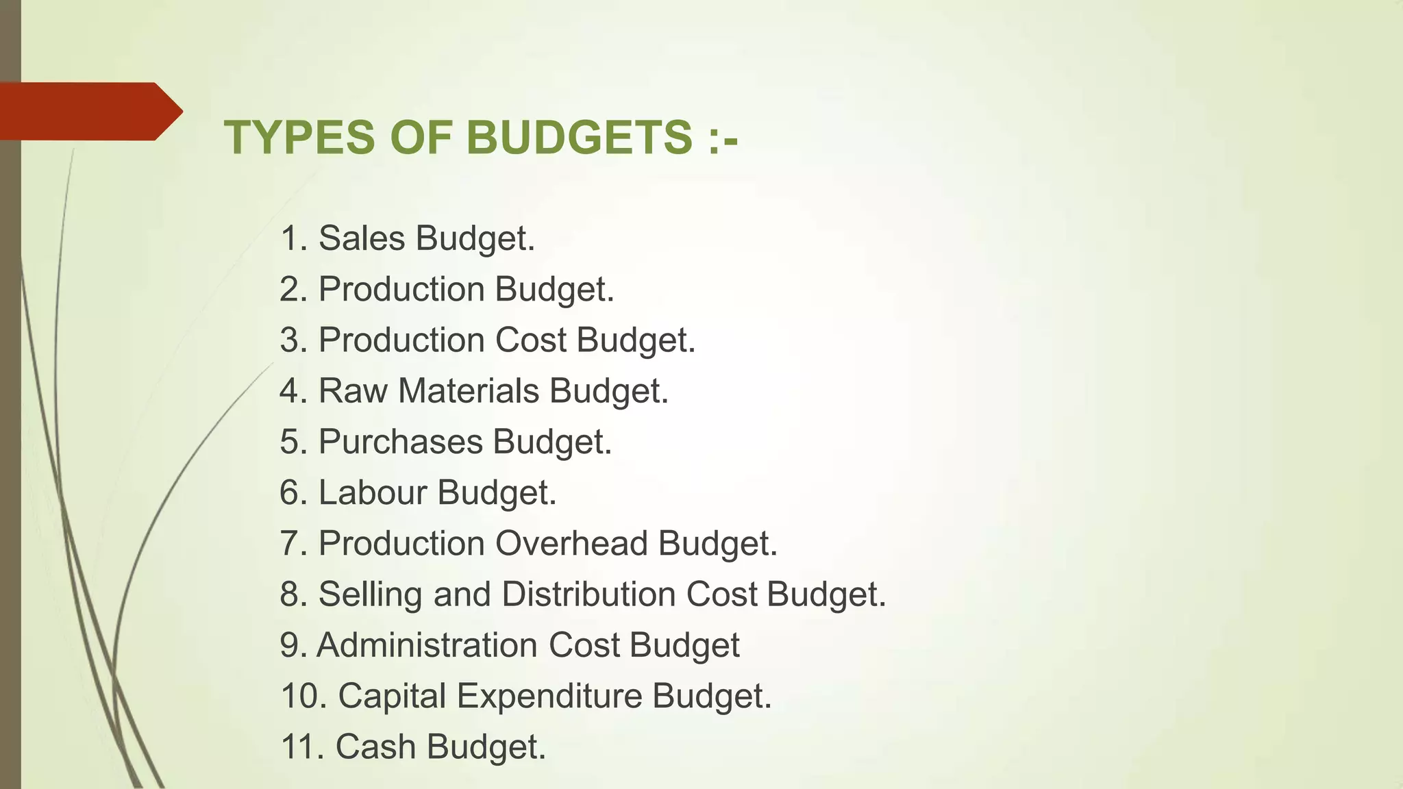 Budget and Budgetary control | PPTX
