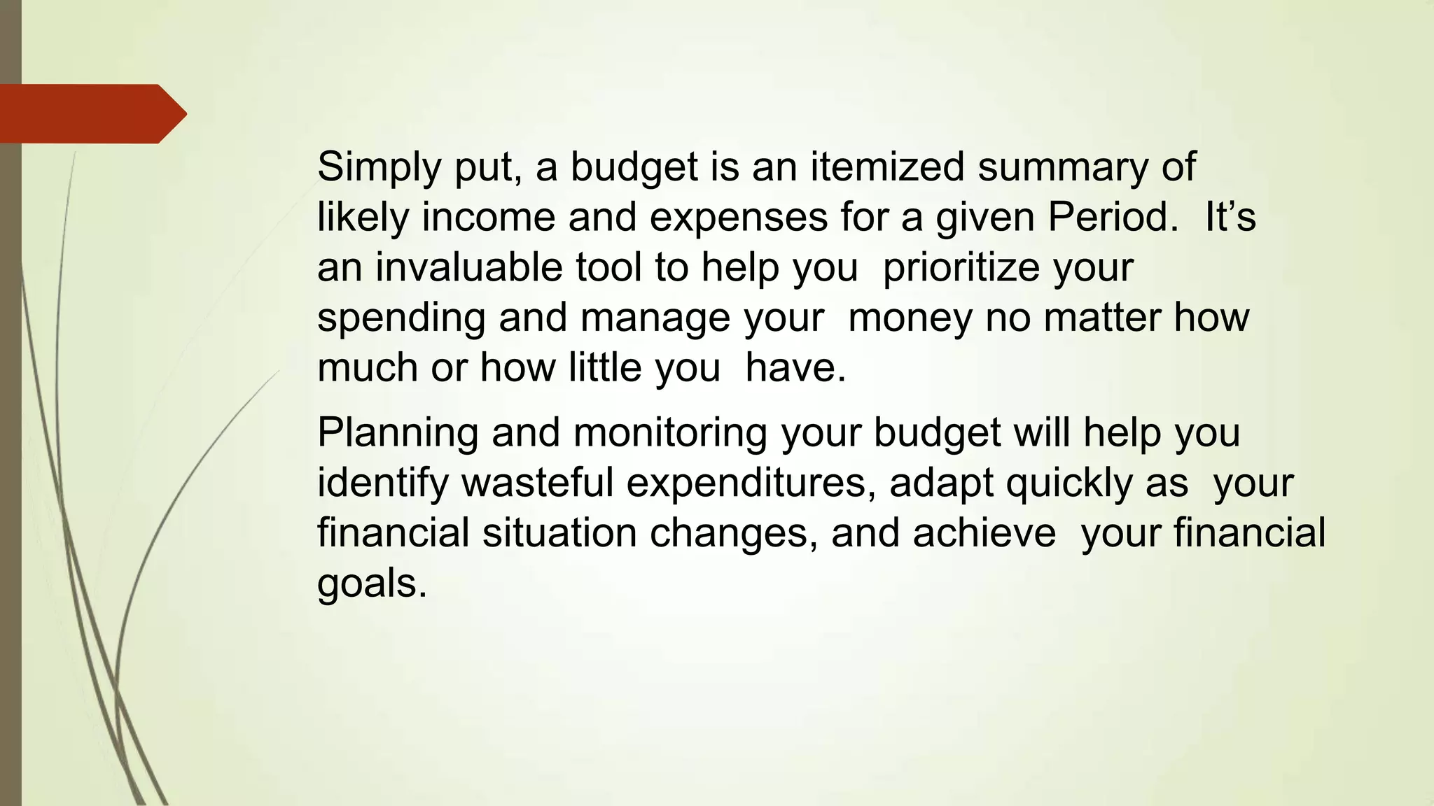 Budget and Budgetary control | PPTX