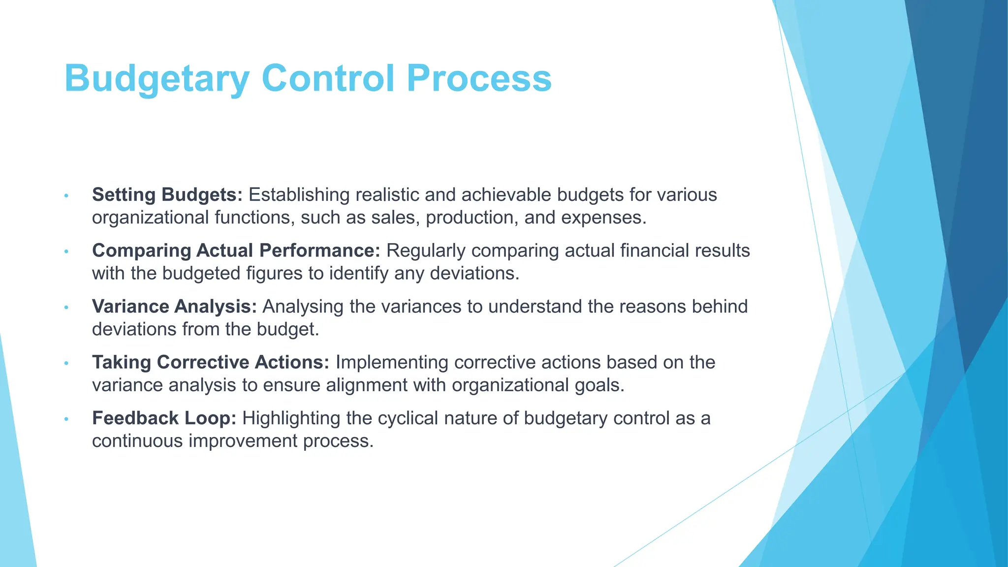 Budget and Budgetary Control related to managerial accounting | PPTX