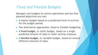 Budget And Budgetary Control Related To Managerial Accounting Pptx