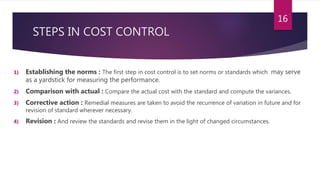 Budget and cost control slide share | PPTX