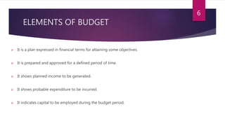 Budget and cost control slide share | PPTX