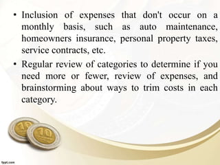 Budget and its features | PPSX