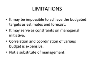 Budgetary control | PPTX