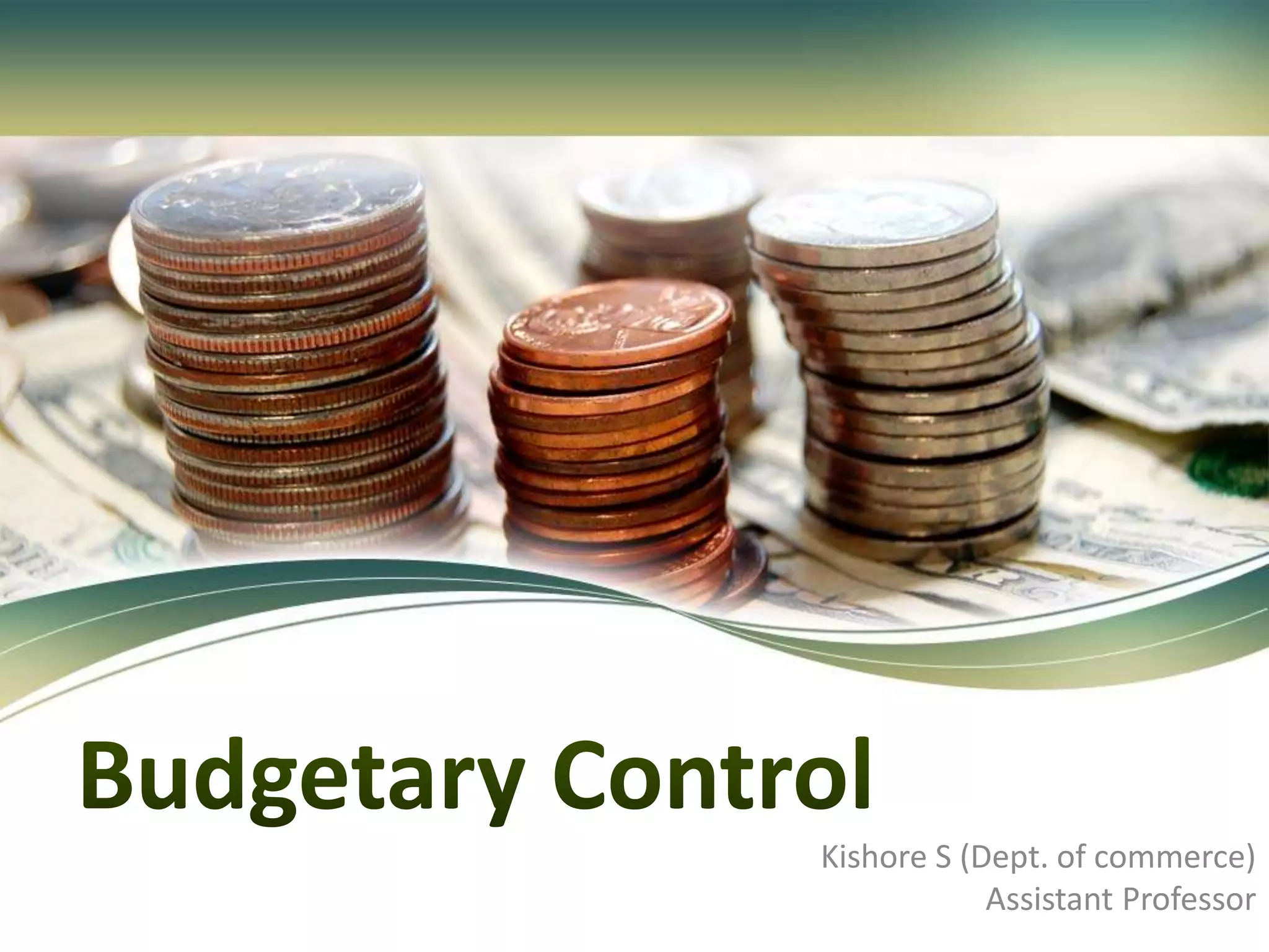 Budgetary control | PPTX