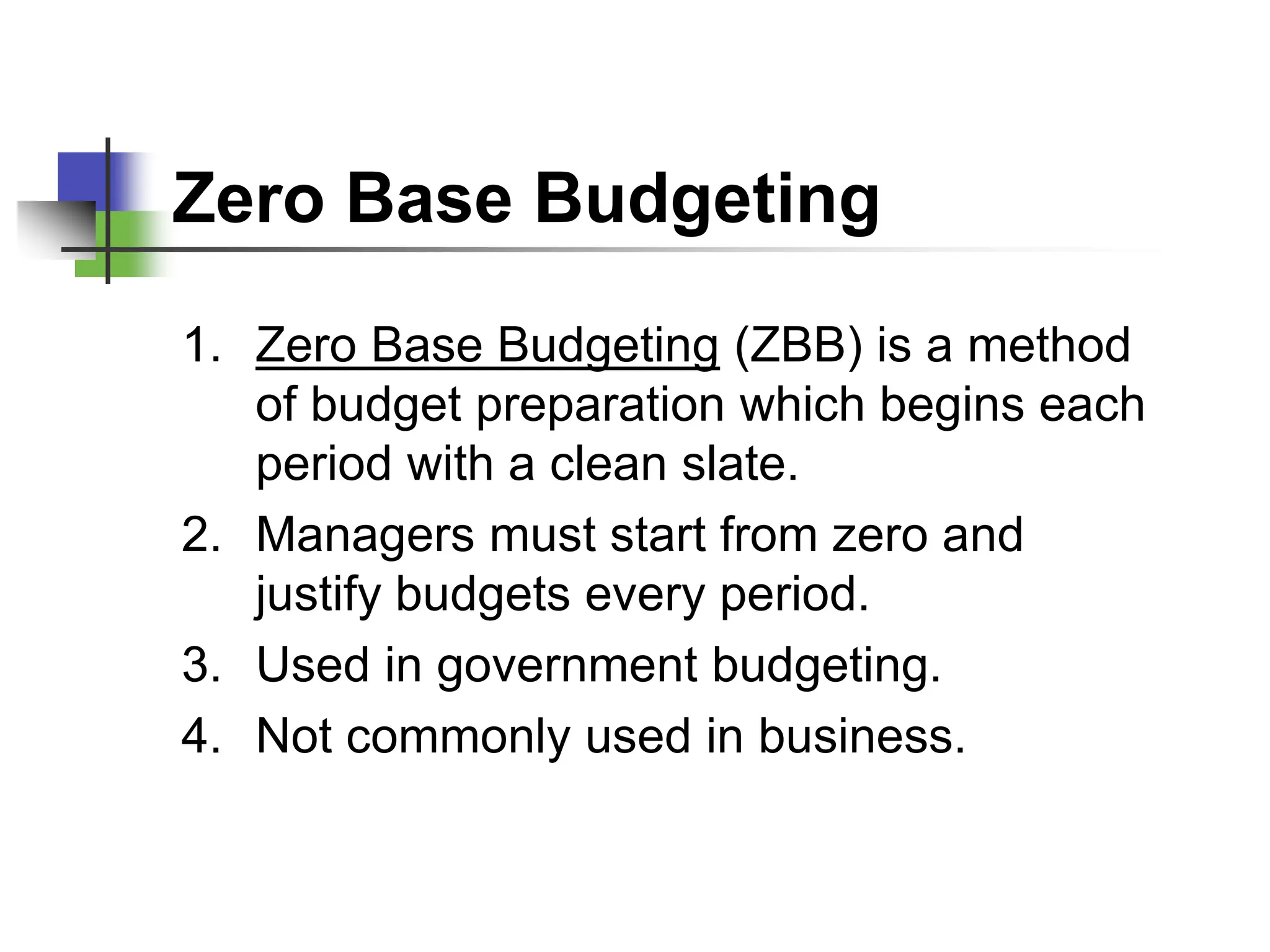 Budgetary Control and Planning and its strategies | PPT