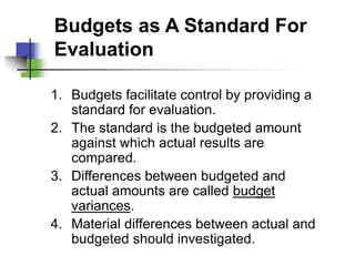 Budgetary Control and Planning and its strategies | PPT