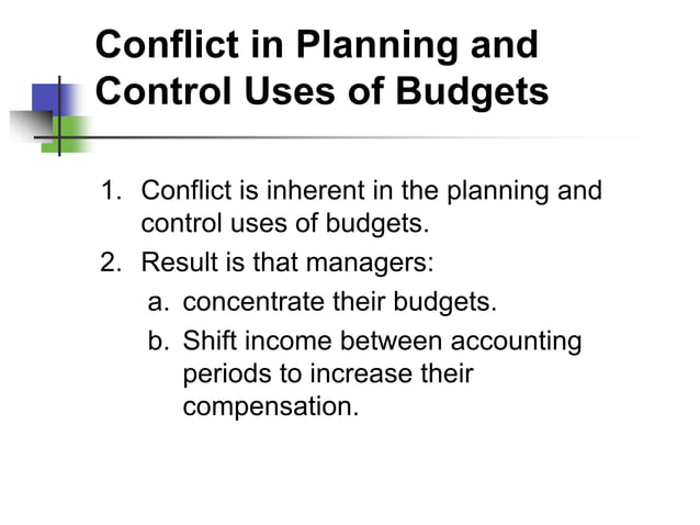Budgetary Control and Planning and its strategies | PPT