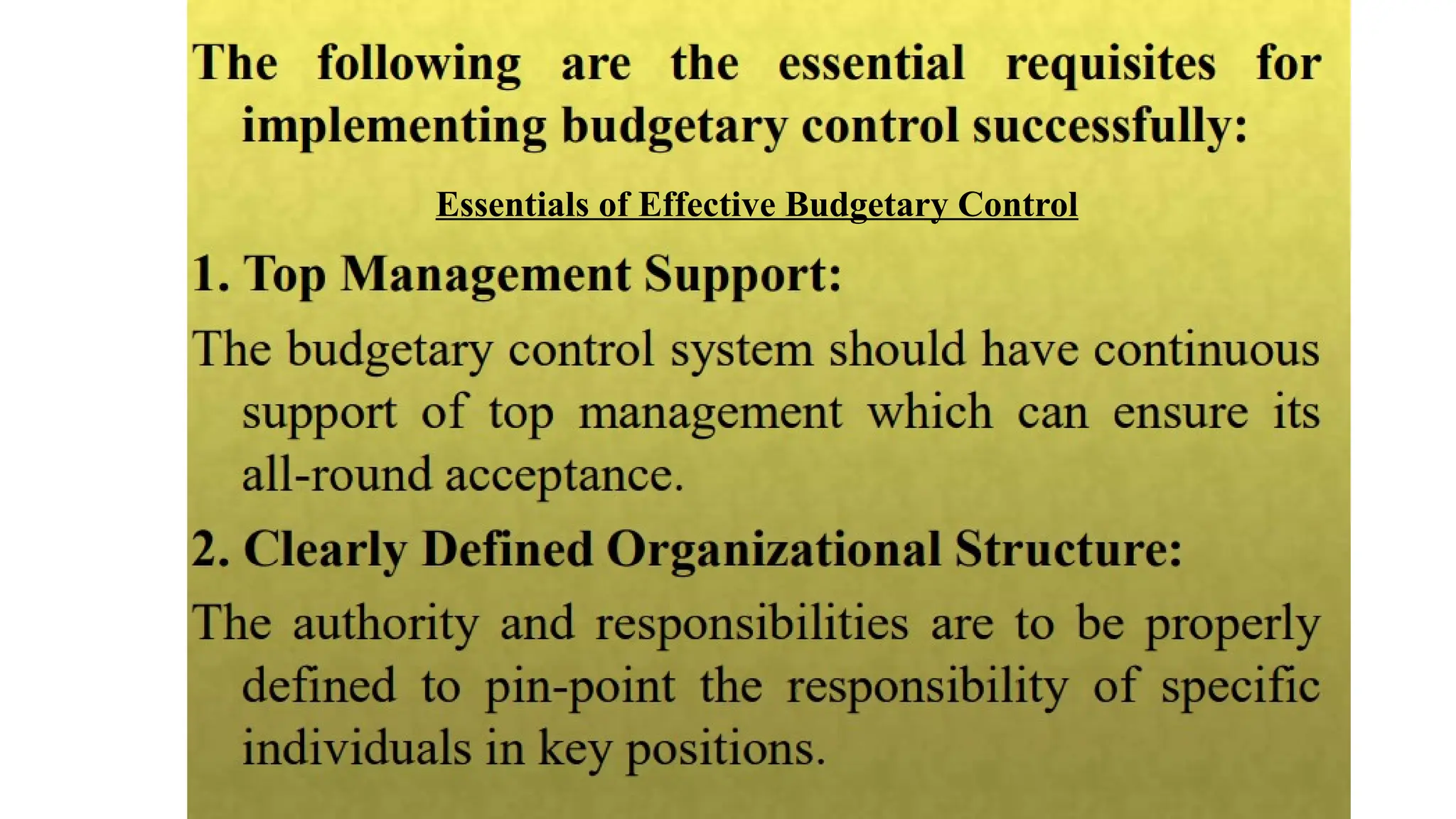 Budgetary Control , Budget, types of budget | PPT