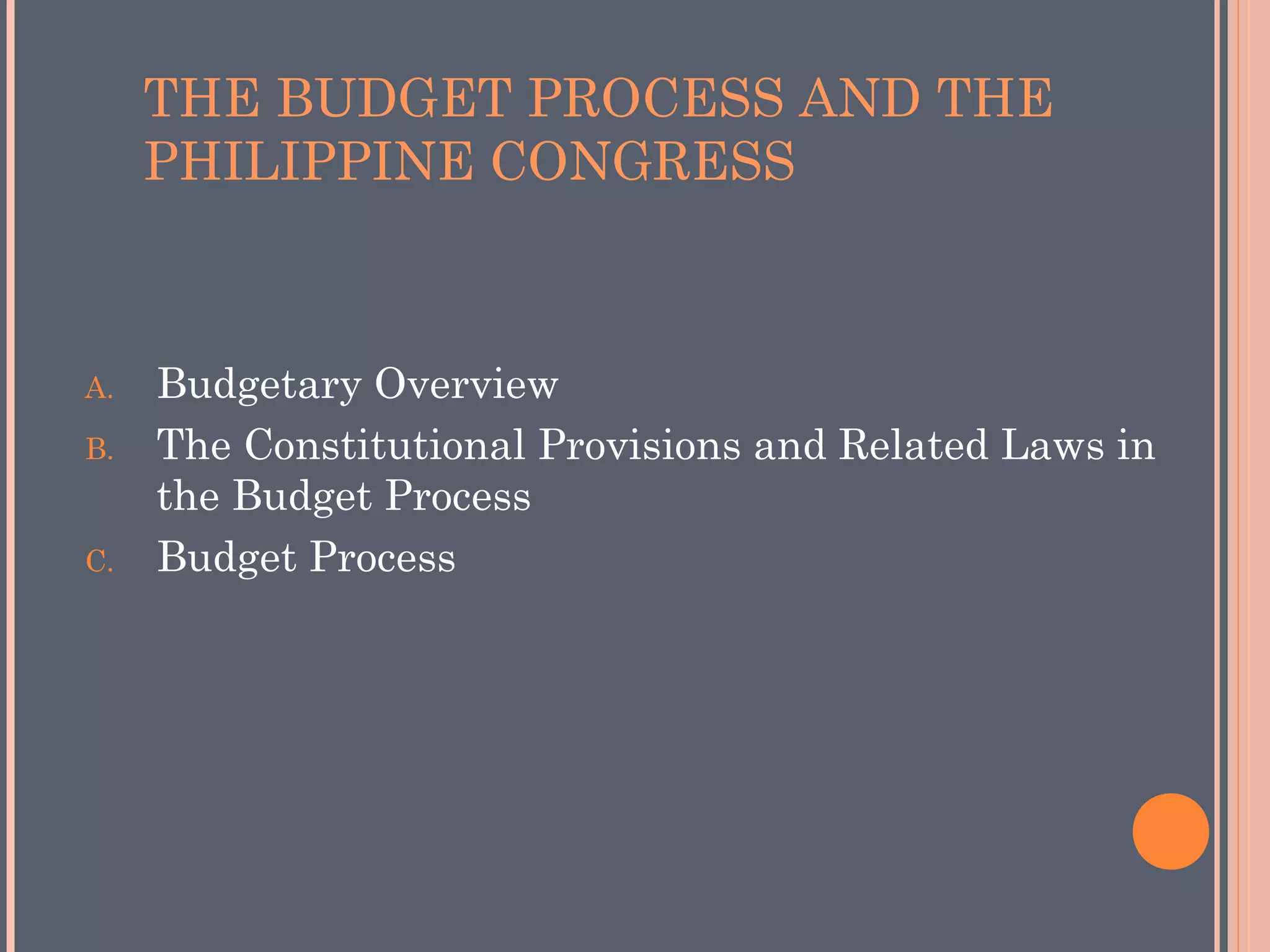 Budgetary Procedures | PPT
