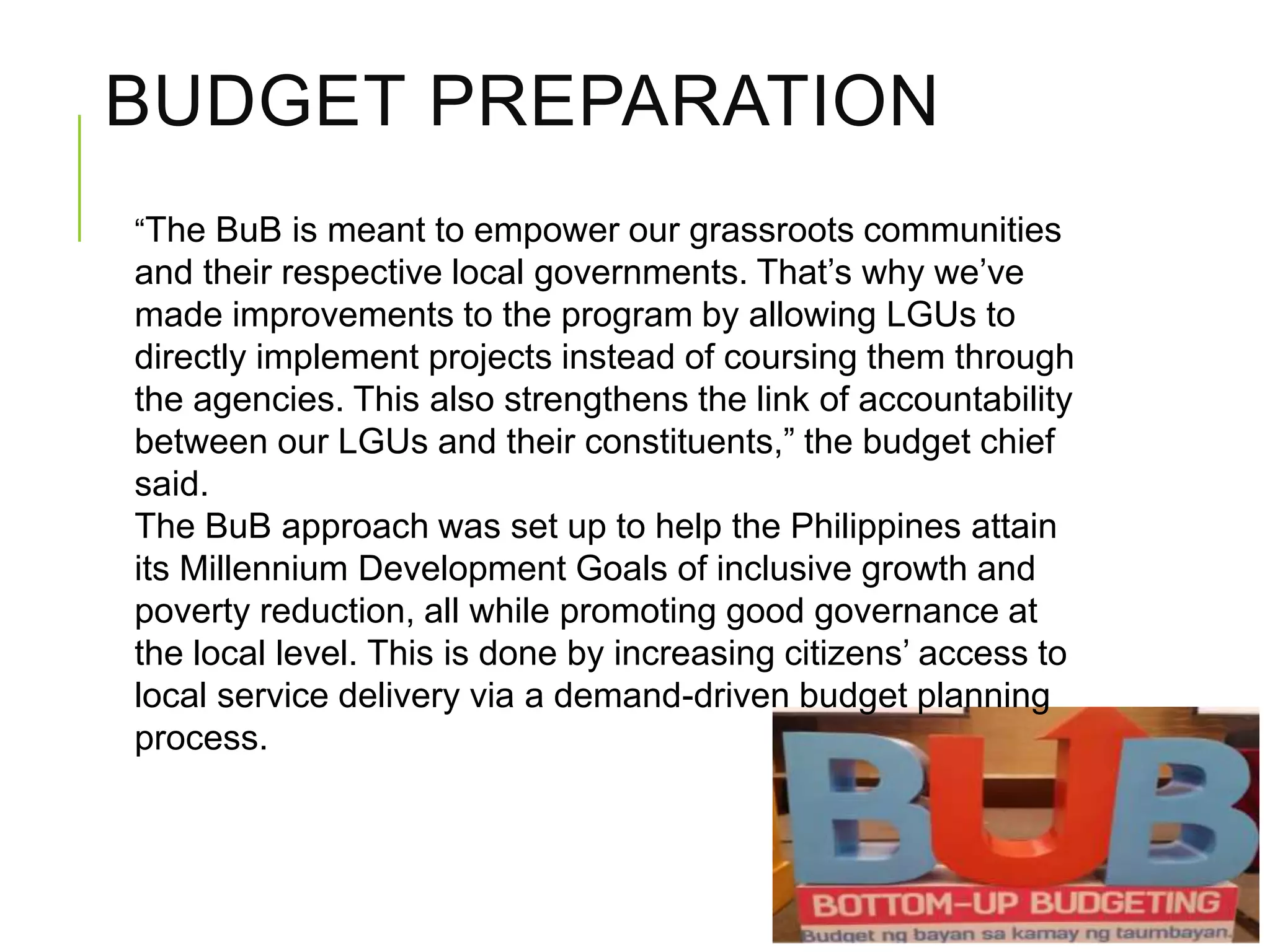 Budgetary System: Budget Process of the Philippine Government | PPTX