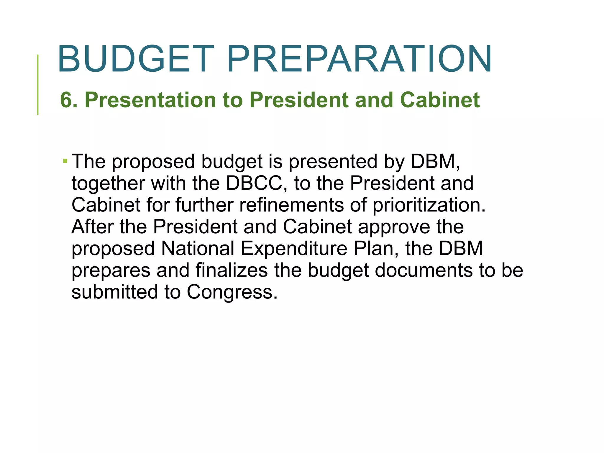 Budgetary System: Budget Process of the Philippine Government | PPTX