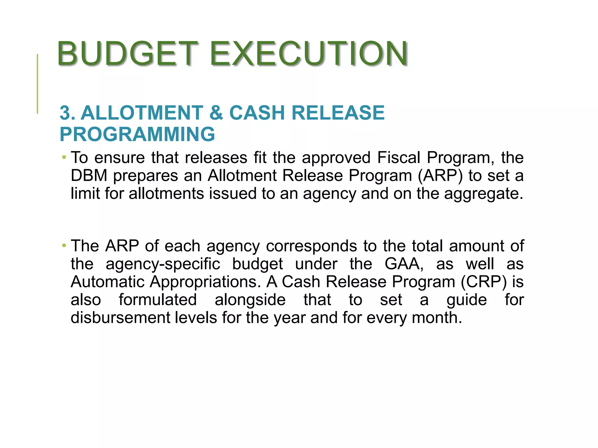 Budgetary System: Budget Process of the Philippine Government | PPTX