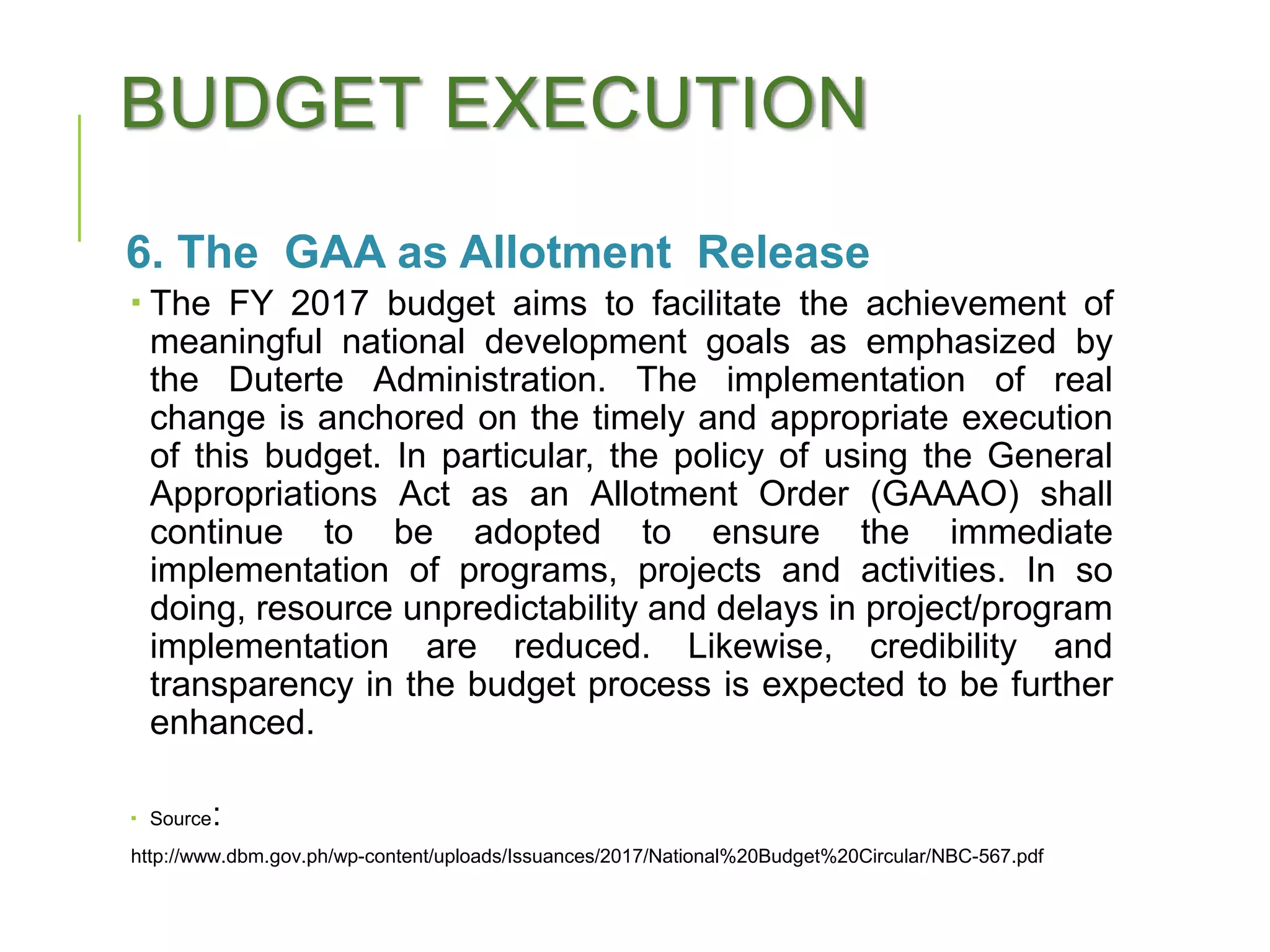 Budgetary System: Budget Process of the Philippine Government | PPTX