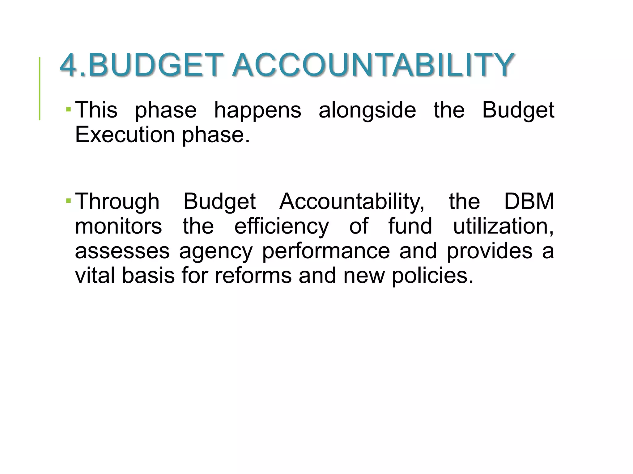 Budgetary System: Budget Process of the Philippine Government | PPTX