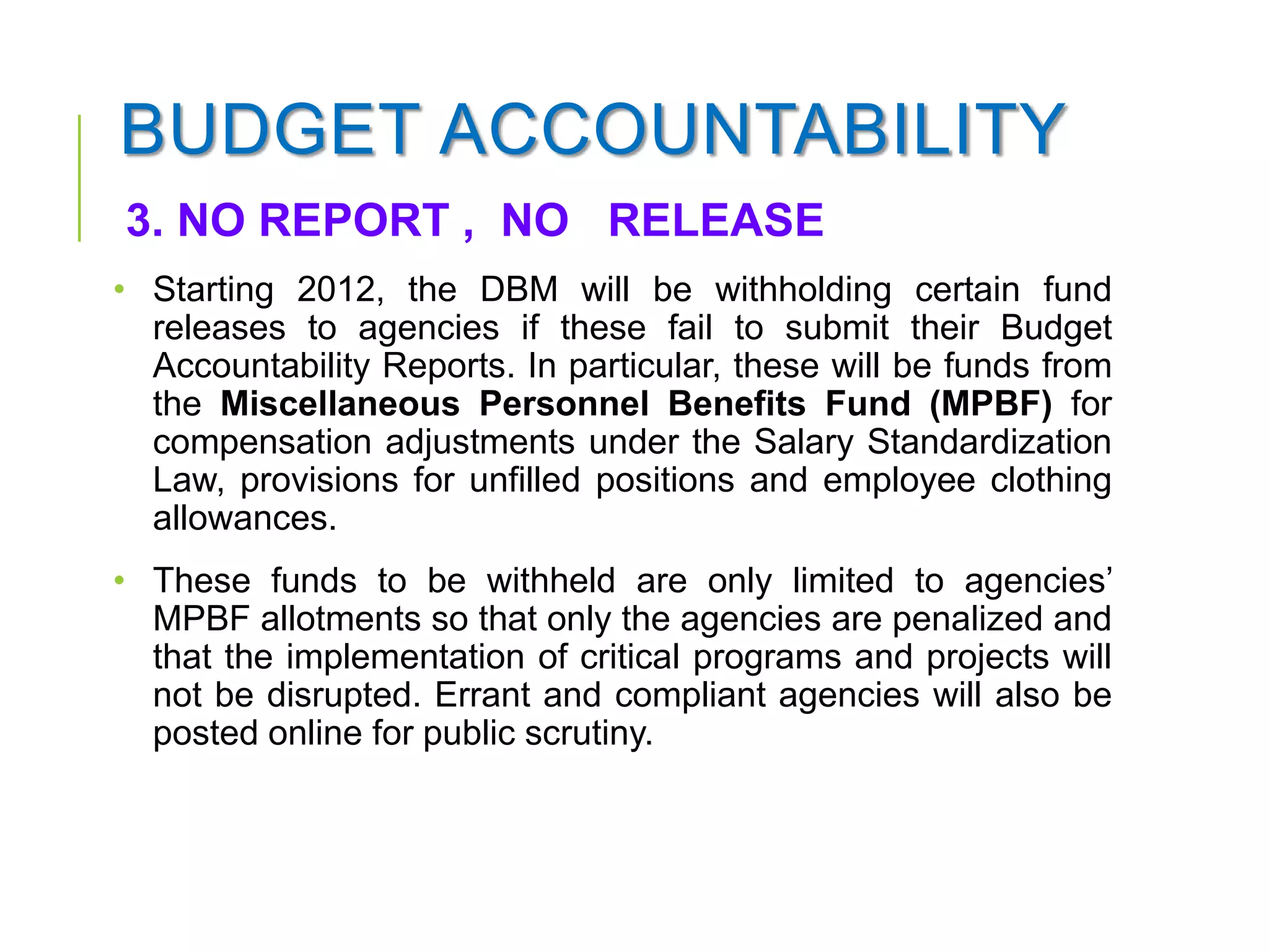 Budgetary System: Budget Process of the Philippine Government | PPTX