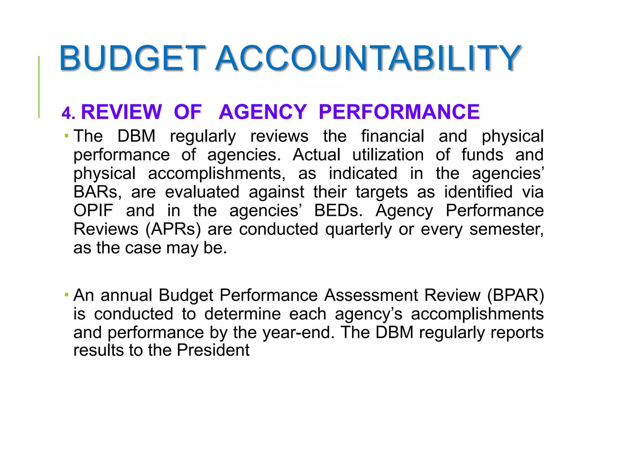 Budgetary System: Budget Process of the Philippine Government | PPTX