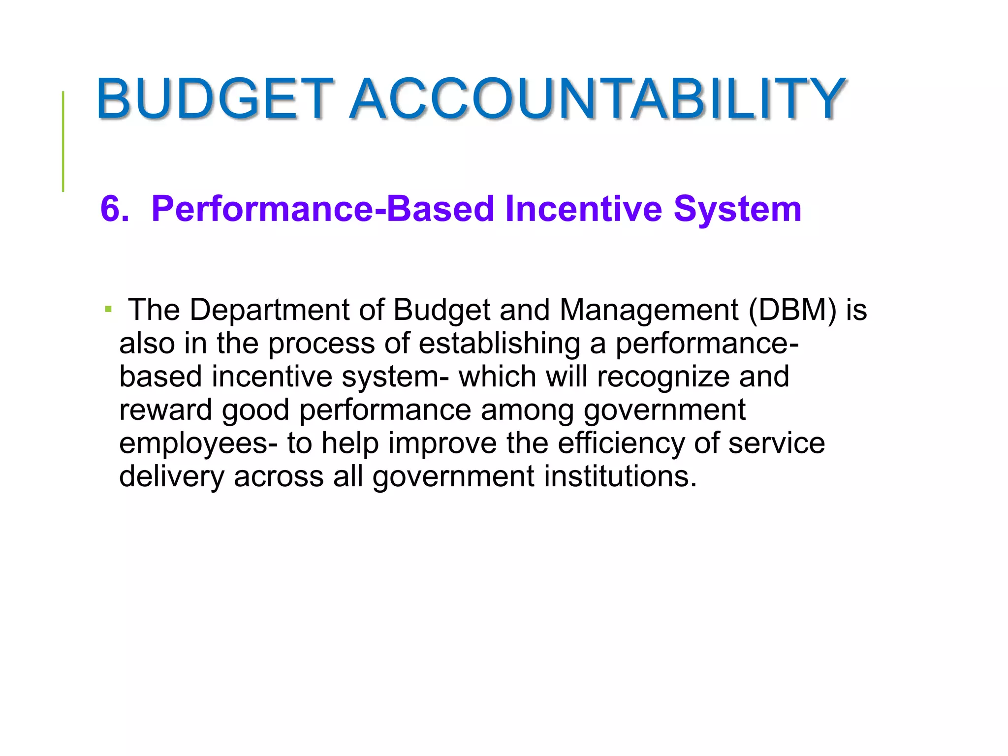 Budgetary System: Budget Process of the Philippine Government | PPTX