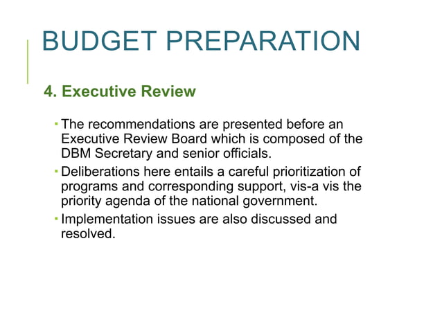 Budgetary System: Budget Process of the Philippine Government | PPTX ...