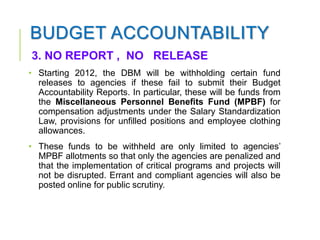 Budgetary System: Budget Process of the Philippine Government | PPTX