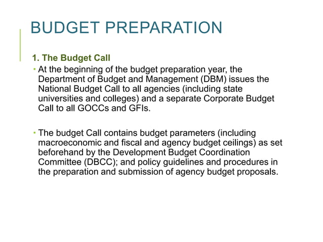 Budgetary System: Budget Process of the Philippine Government | PPTX ...