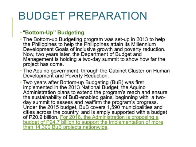 Budgetary System: Budget Process of the Philippine Government | PPTX ...