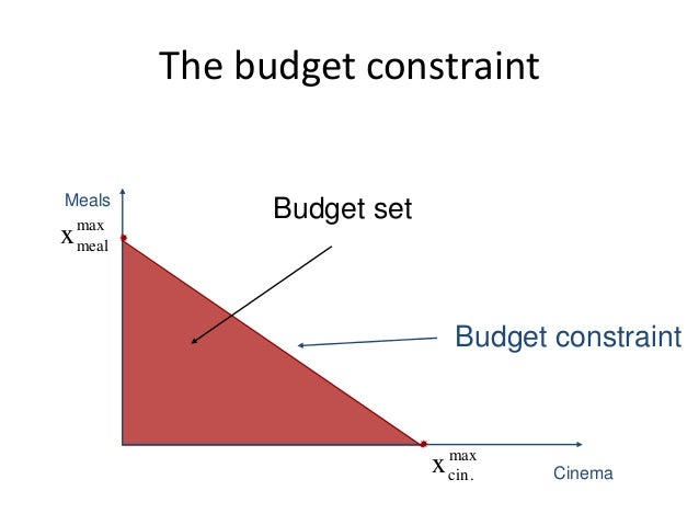 Budget constrain