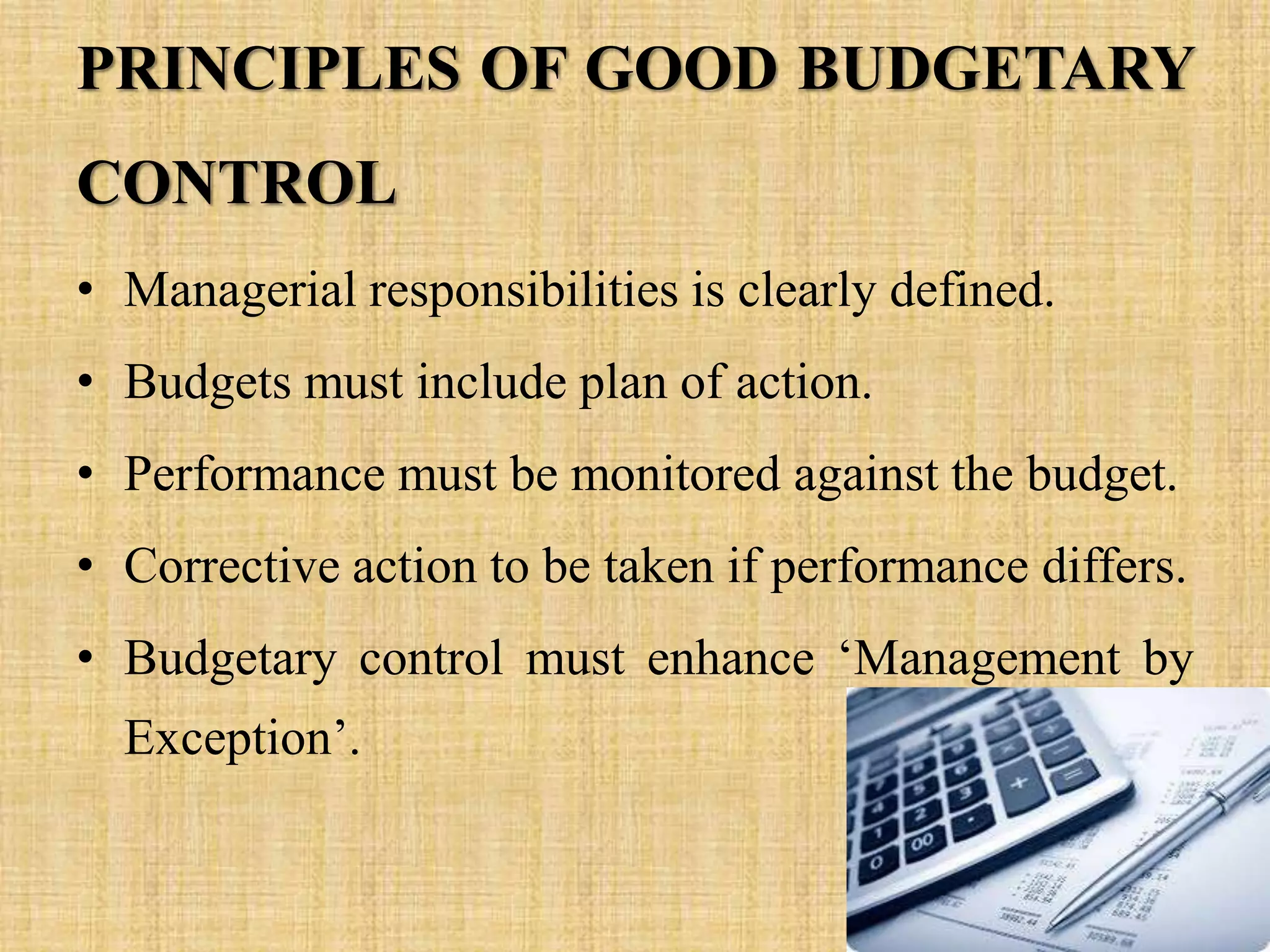 Budget control | PPTX