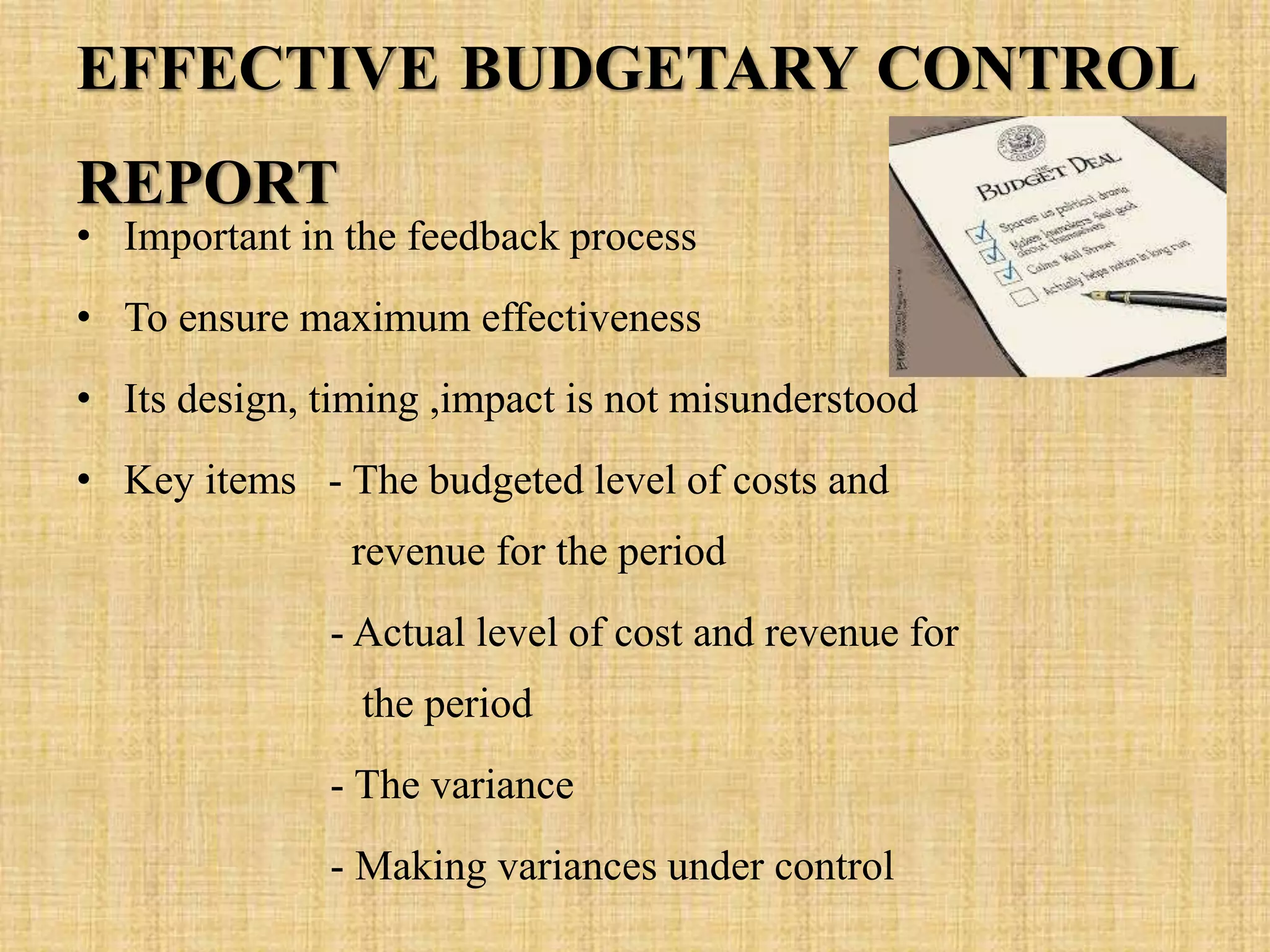 Budget control | PPTX