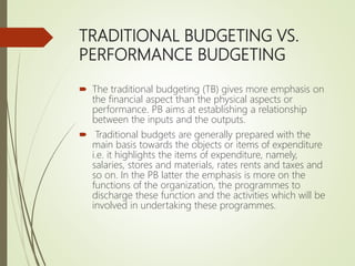 Budget control and budget making techniques in a hospital | PPTX